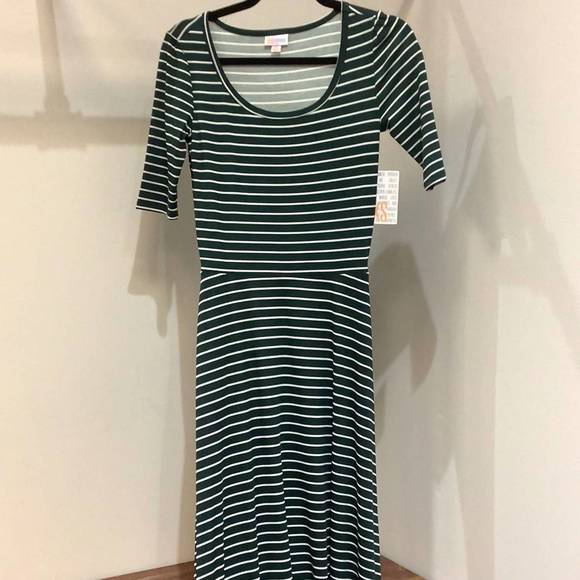 LuLaRoe | Dresses | New Lularoe Ana Short Sleeve Maxi Dress In Green ...